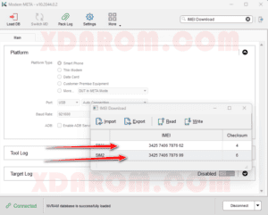Modem Meta Tool IMEI Repair Latest Version Download 2024 - XDAROM