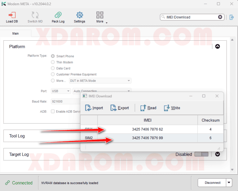 Modem Meta Tool IMEI Repair Latest Version Download 2024 - XDAROM